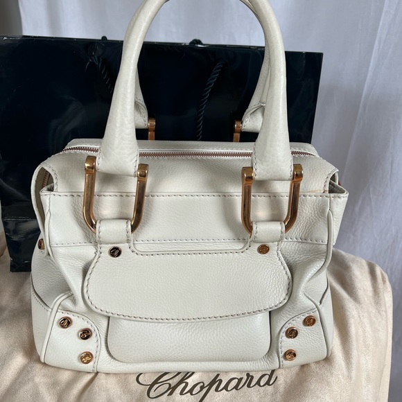 Chopard | Bags | Chopard Handbag In Cream | Poshmark
